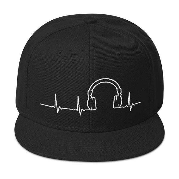 Headphone Heartbeat Snapback Hat – TrendHackr